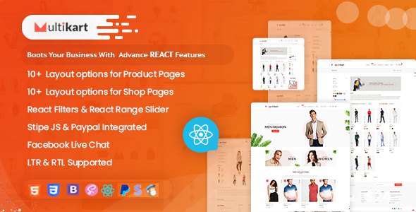 Multikart - Responsive React eCommerce Template TFx Jules Morgan | Theme Fre - 無料ダウンロード